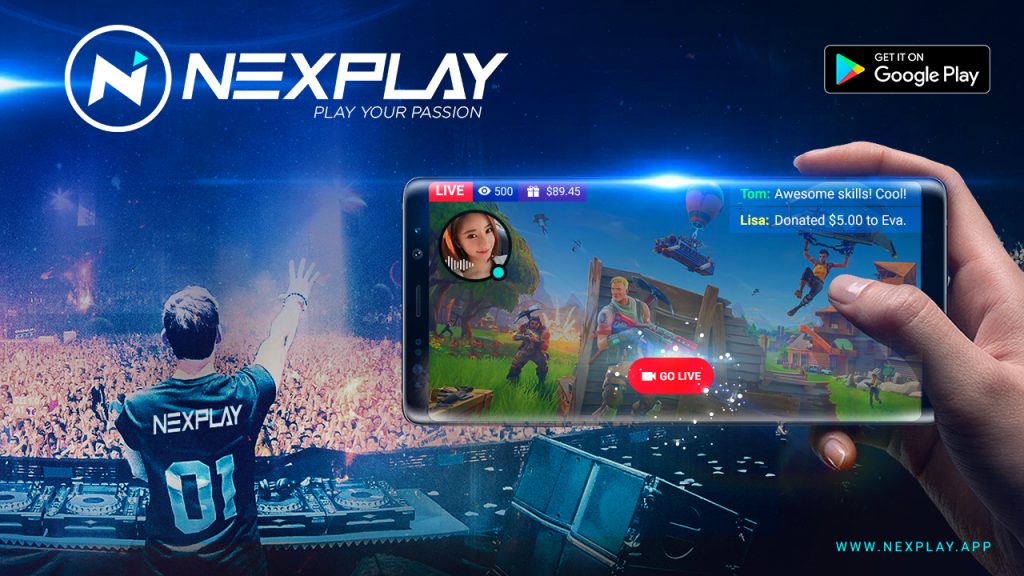 NEXPLAY, The First Ultimate Mobile Live Streaming Platform for Mobile ...