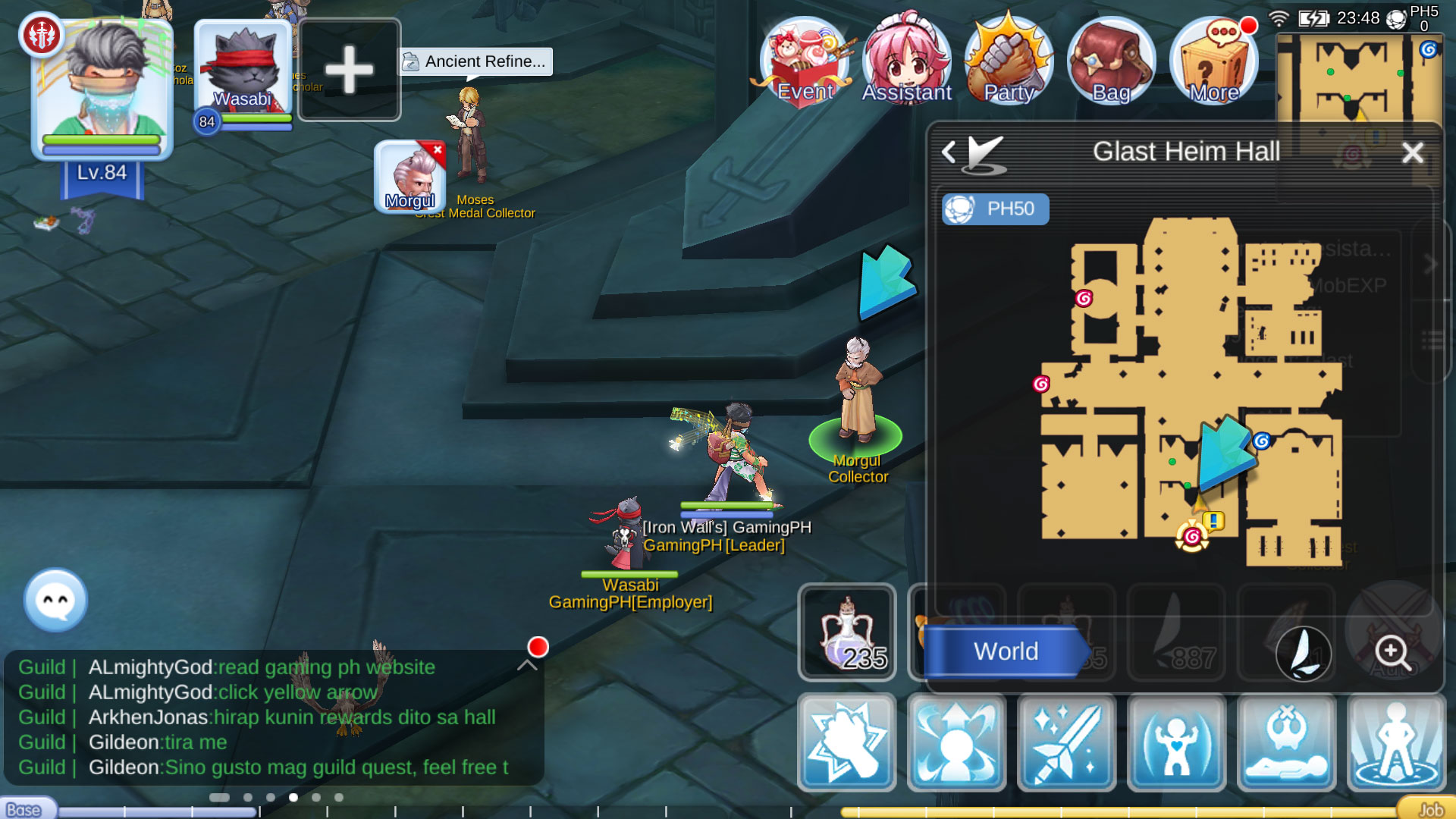 How to Get Archangel Wing Quest, (Dark Dancing Mask) Glast Heim Hall in ...