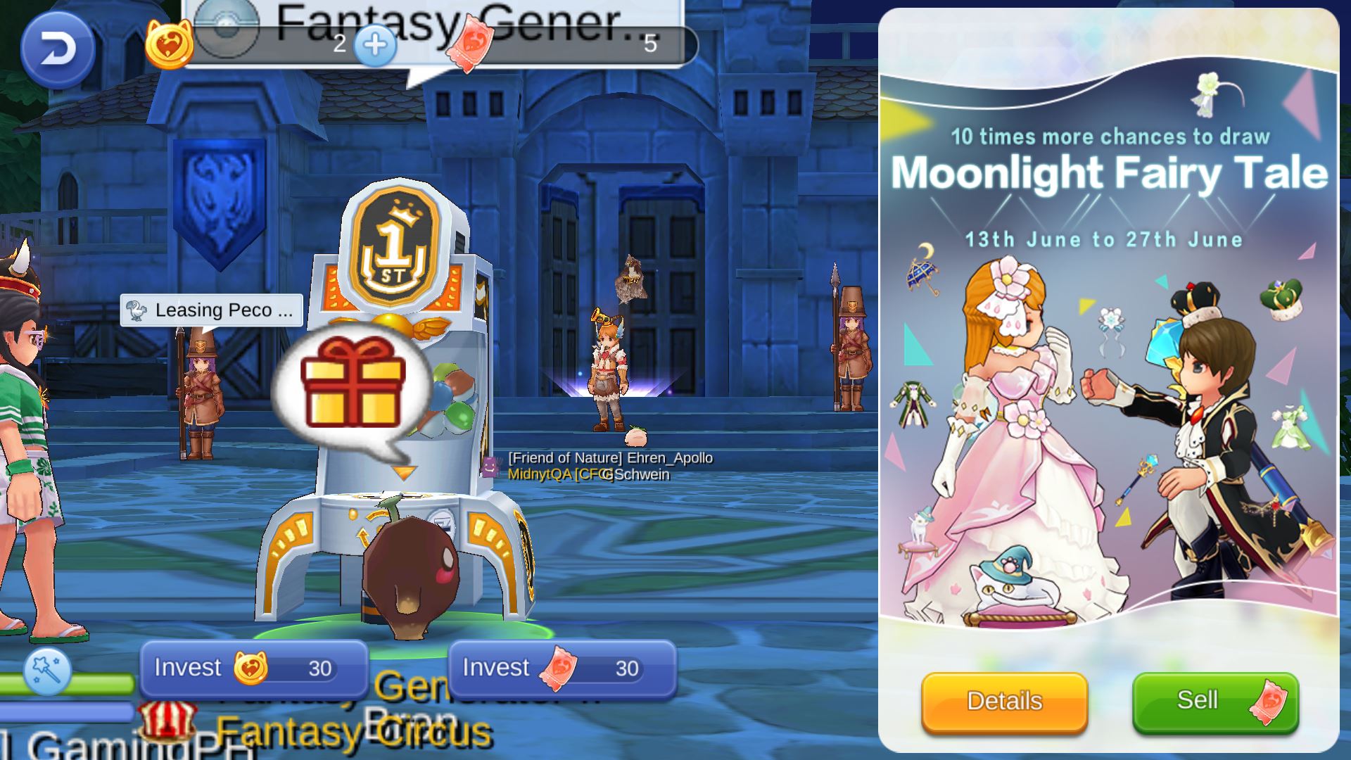 Moonlight Fairy Tale Costume (June Gacha) in... - GamingPH.com