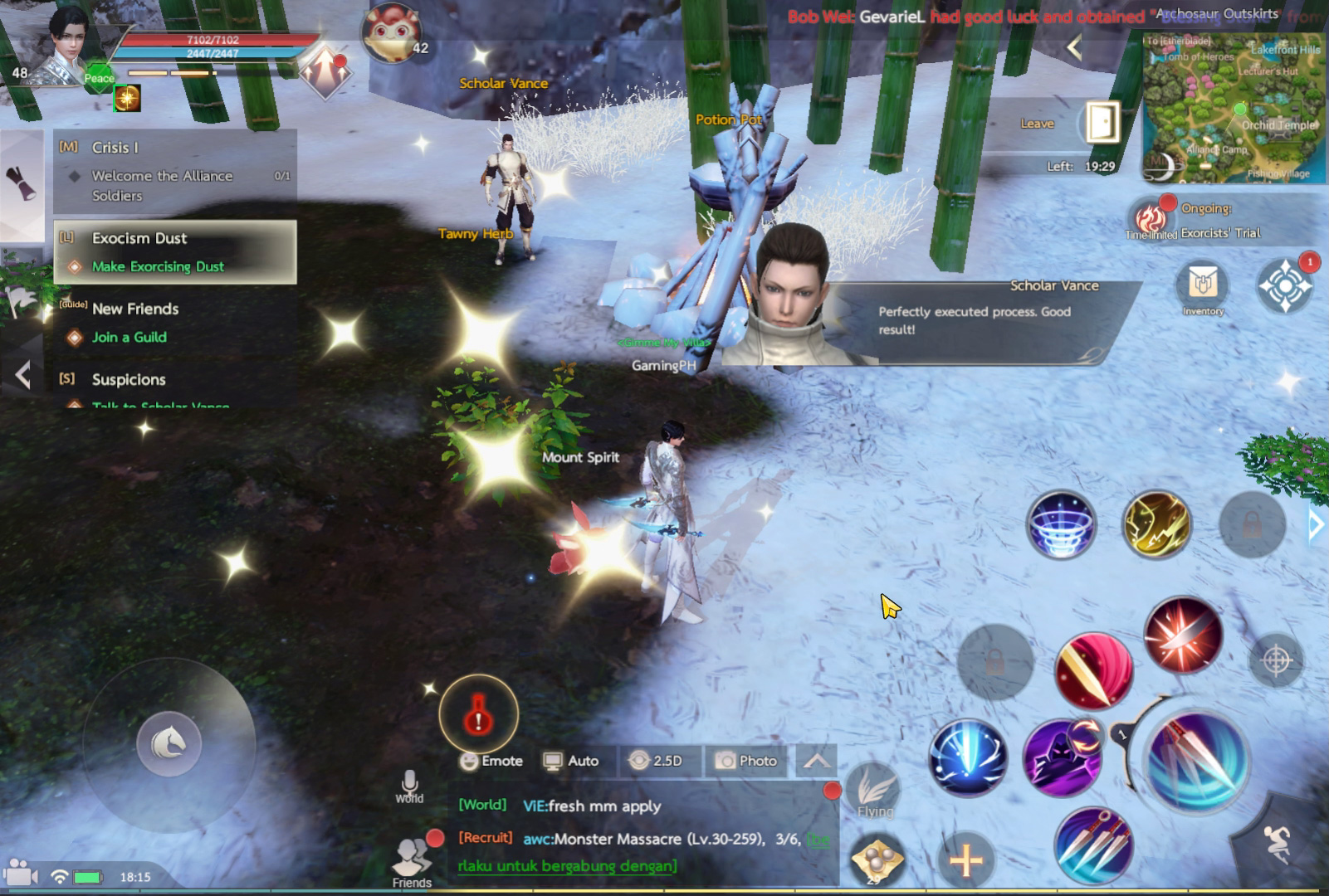 How to Exocism Dust Quest in Perfect World VNG - GamingPH.com