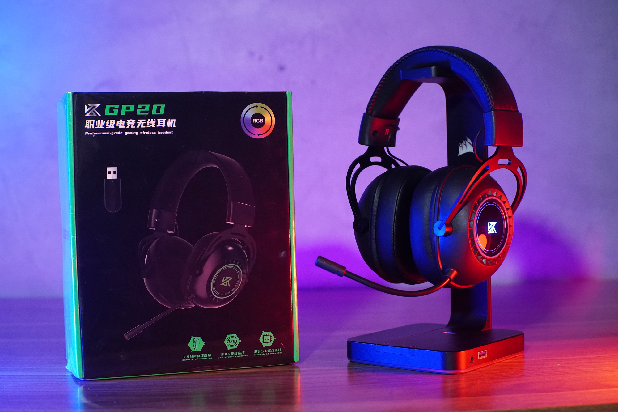 KZ GP20 True Wireless Gaming Headset Review: A Wireless with RGB ...