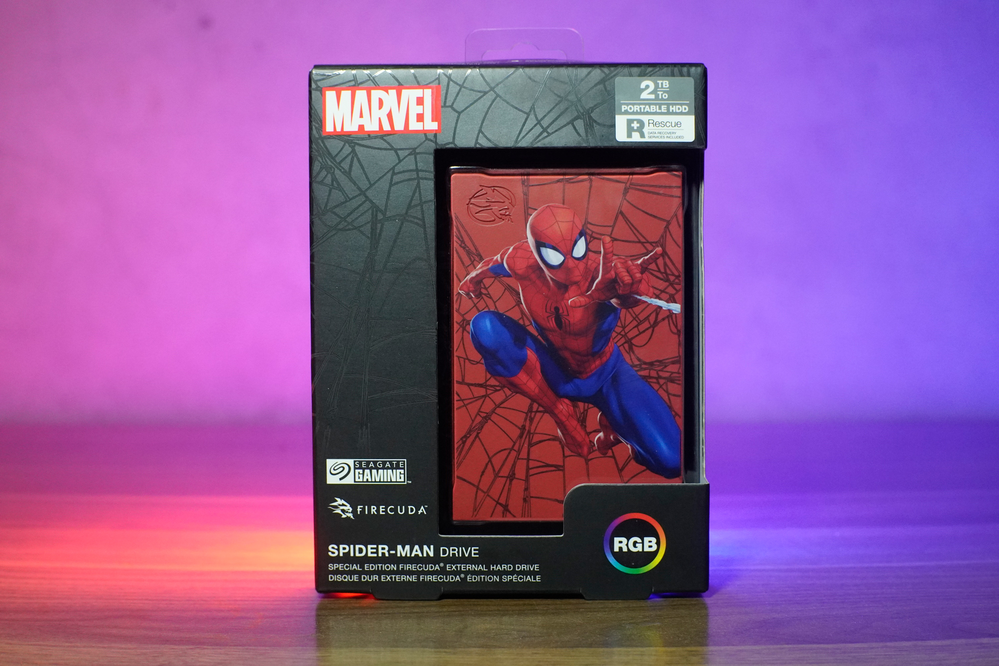 Seagate Spider-Man Special Edition FireCuda External Hard Drive Review ...